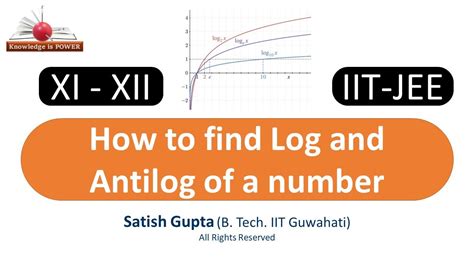 How To Find Log And Antilog Of A Number Log Antilog Logtable