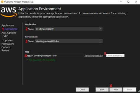 How to deploy .NET 6 application in Elastic beanstalk from visual studio
