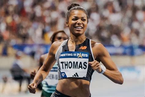 Gabby Thomas Cheers For U S Track And Field Star While Closing In On