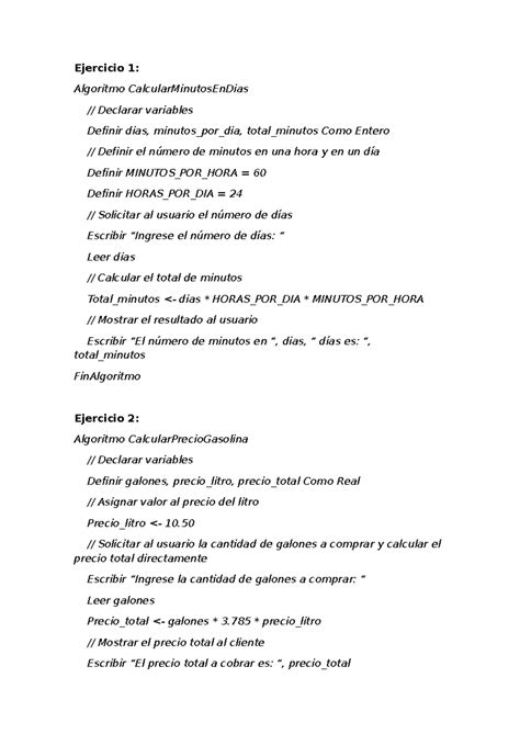 S04 Principo Algoritmos Ejercicio 1 Algoritmo Calcularminutosendias