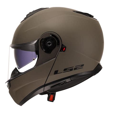 Ls2 Strobe 2 Mat Kum Çene Açılır Kask