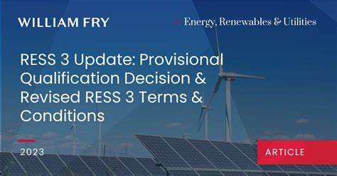 Ress 3 Update Provisional Qualification Decision And Revised Ress 3