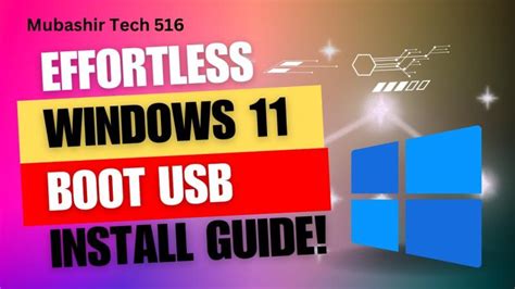 Muhammad Mubashir Saeedi On Linkedin Effortlessly Install Windows From Bootable Usb Drive Usb