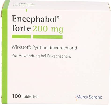 Encephabol Forte 200 Mg Coated Tablets Pack Of 100 Amazonde Health