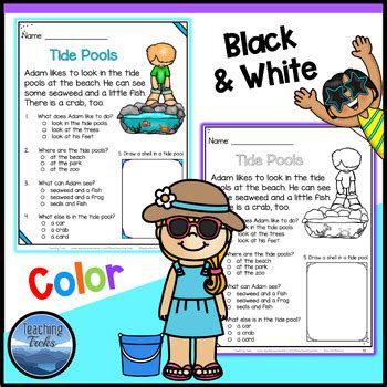 Summer Activities Summer Reading Comprehension Worksheets By Teaching