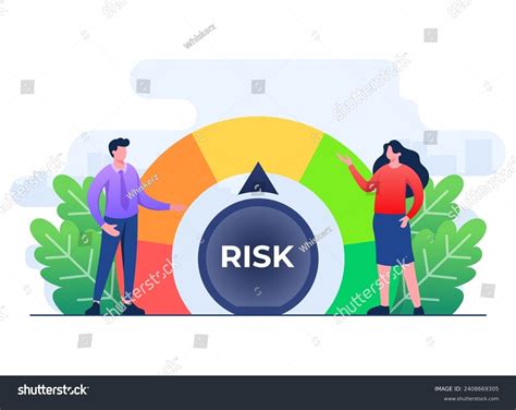 Risk Assessment Concept Flat Illustration Vector Stock Vector Royalty
