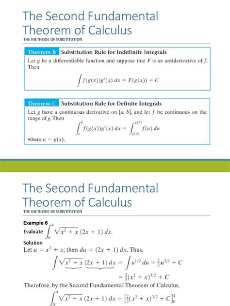 Definite Integral Substitution Pdf
