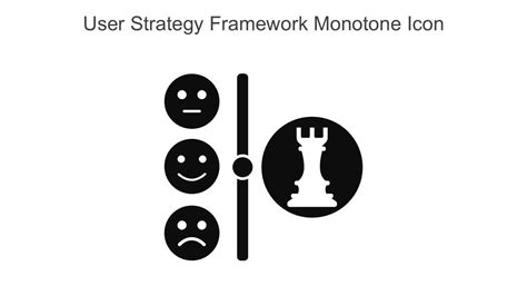 User Strategy Framework Monotone Icon In Powerpoint Pptx Png And Editable Eps Format Ppt Template