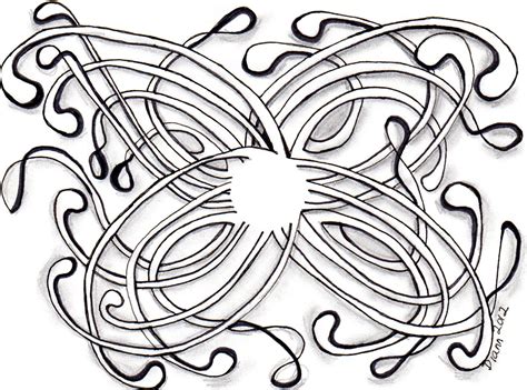 Mooka By Diann2012 Tangle Pattern Bug Art Doodle Coloring