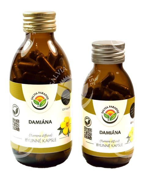 Damiána kapsle 120ks - SalviaParadise.cz