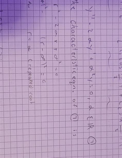 Solved If You Replace Alpha With Any Constant In The Chegg Com