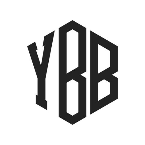 Premium Vector Ybb Logo Design Initial Letter Ybb Monogram Logo Using Hexagon Shape