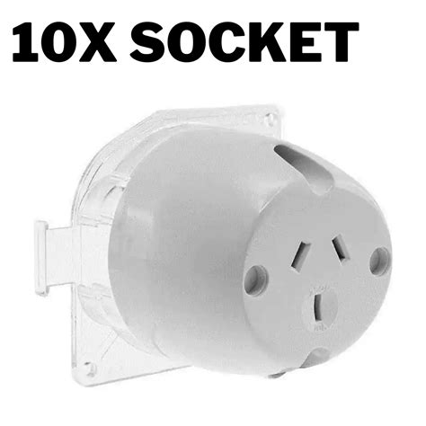 Surface Socket Plug Base 10a Electrical Outlet For Downlight Fan