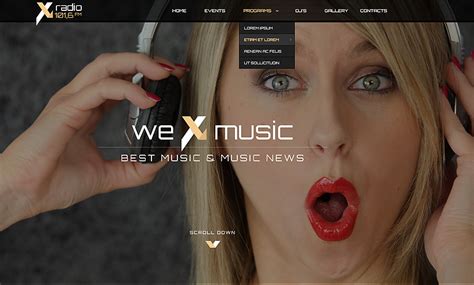 Radio Station Bootstrap Template ID From Bootstrap Template Com
