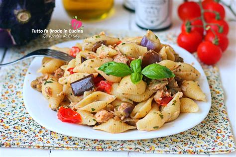 Pasta Fredda Alle Melanzane Con Tonno Ricetta Mediterranea Tutto
