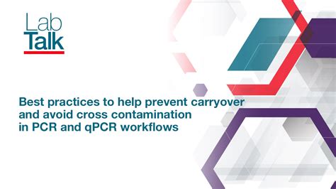 Lab Talk Episode 15 Best Practices To Help Prevent Carryover And Avoid Cross Contamination In
