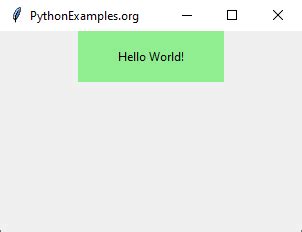Tkinter Label Width And Height