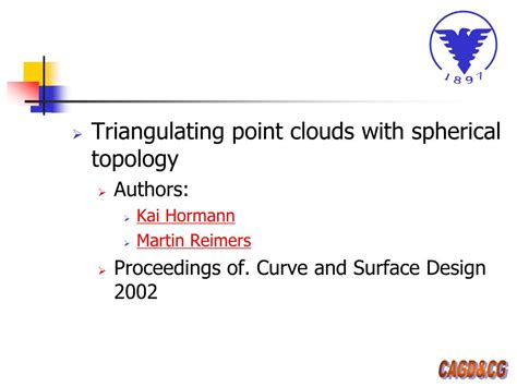 Ppt Meshless Parameterization And Surface Reconstruction Powerpoint