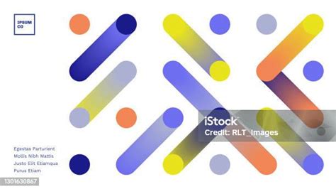 추상 기하학적 연결 그래픽프리젠테이션 제목 슬라이드 디자인 레이아웃 그라데이션에 대한 스톡 벡터 아트 및 기타 이미지 그라데이션 패턴 색상 이미지 Istock