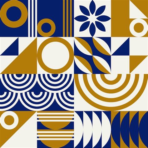 Premium Vector Geometric Seamless Pattern Background