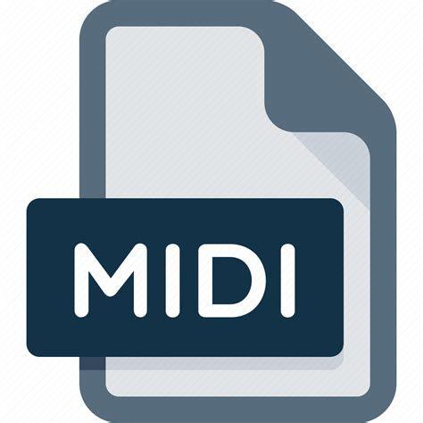 Audio Document Extension File Media Midi Format Icon Download On Iconfinder