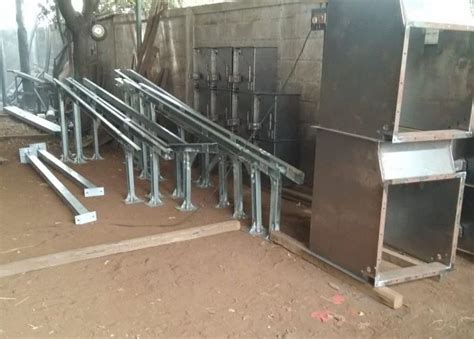 Gi Solar Structure At ₹ 3watt Solar Panel Mounting Structure In