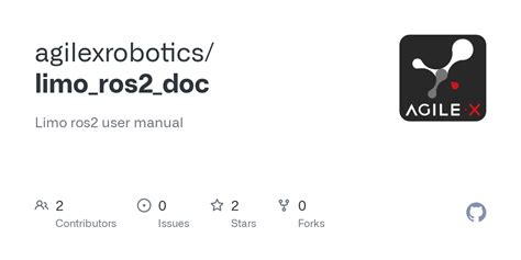github agilexrobotics limo ros2 doc limo ros2 user manual