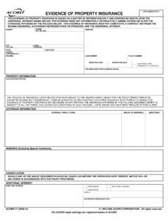 Acord 23 Simplifies Insurance Documentation For … Acord 23 Simplifies