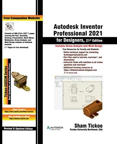 Autodesk Inventor Professional 2021 For Designers 21st Edition Ebay