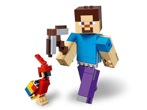 LEGO Minecraft 21148 Стив с попугаем | playzone.com.ua