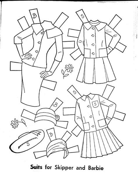 Barbie Barbie Paper Dolls Barbie Coloring Barbie Coloring Pages