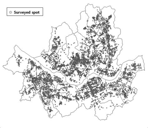 Surveyed Spots Of Pedestrian Volume Download Scientific Diagram