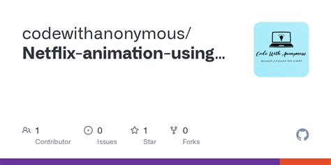 GitHub Codewithanonymous Netflix Animation Using HTML CSS