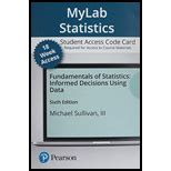 MyLab Statistics With Pearson EText Access Code For Fundamentals Of Statistics MTSU Phillips