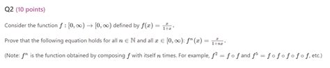 Solved Consider The Function F Defined By Chegg