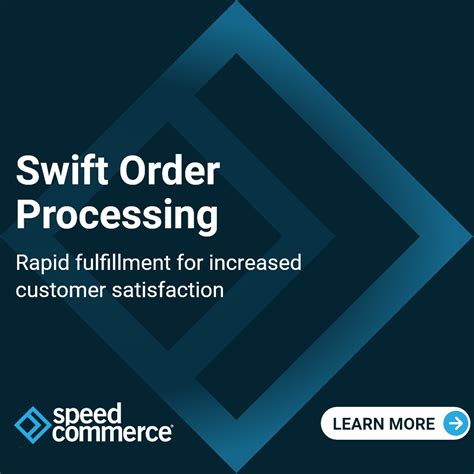Swift Order Processing Speed Commerce