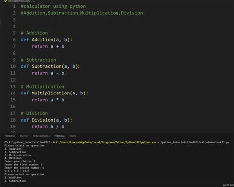 Bhavyasree Pallapothula On Linkedin Task23 Write A Python Program Using Calculator Kiran Sagar