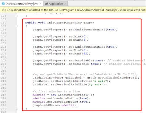 Programming Notes Android Google BLE Example Mix GraphView Plotting Library