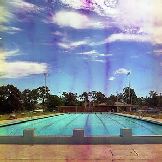 Springwood Pool | Note: Discolouration showing in film emuls… | Flickr