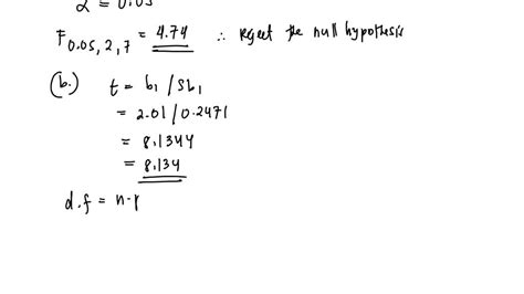 ⏩solved refer to the data presented in exercise 2 the estimated