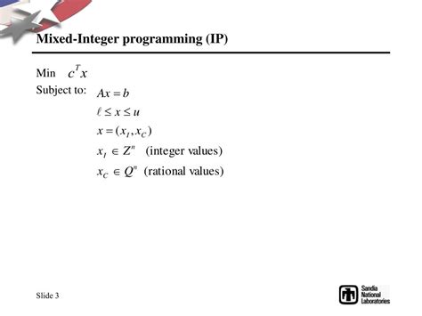 Ppt Reconnect ‘04 Solving Integer Programs With Branch And Bound And
