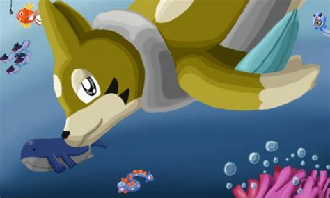 Shiny Floatzel By Matchabunnz On Deviantart