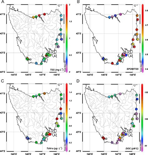 Spatial Variability Of Particulate And Dissolved Substances A Total Download Scientific