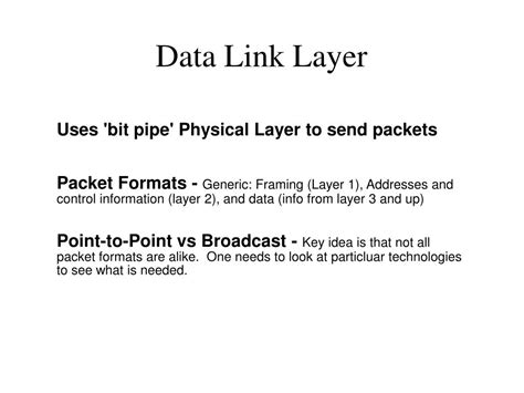 PPT Exploring Data Link Layer Issues And Protocols PowerPoint Presentation ID 4330448