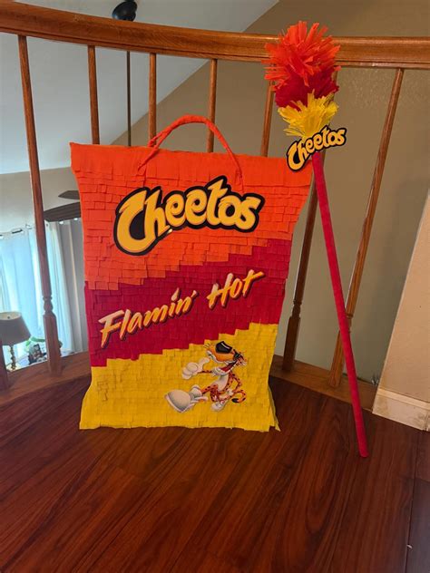 Personalized Cheetos Flamin Hot Piñata Spicy Chips Party Decor Etsy
