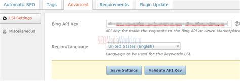 How To Find Bing Api Key For Seopressor Lsi Seo Feature