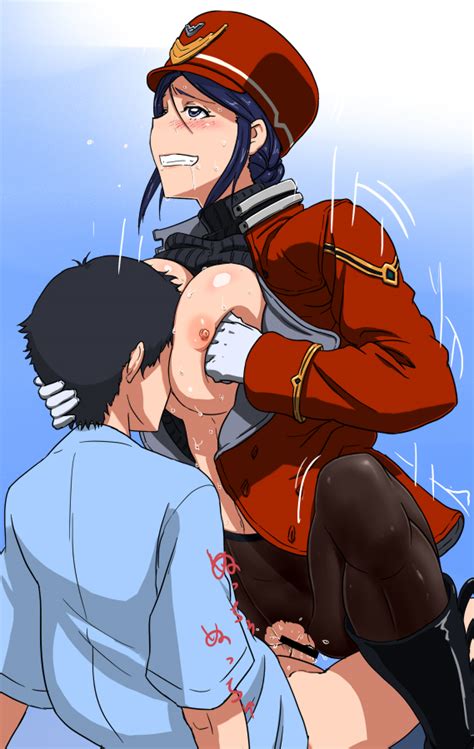 rule 34 1girls alternate breast size blush breasts censored clothed female clothed sex