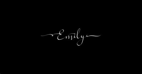Emily Script Emily Script Posters And Art Prints Teepublic Emily Script Emily Script Posters And Art Prints Teepublic