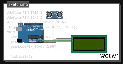 Ultraschallsensor Wokwi Esp32 Stm32 Arduino Simulator