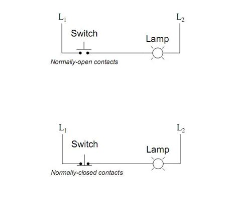 Industrial Instrumentation Normal Status Of A Switch
